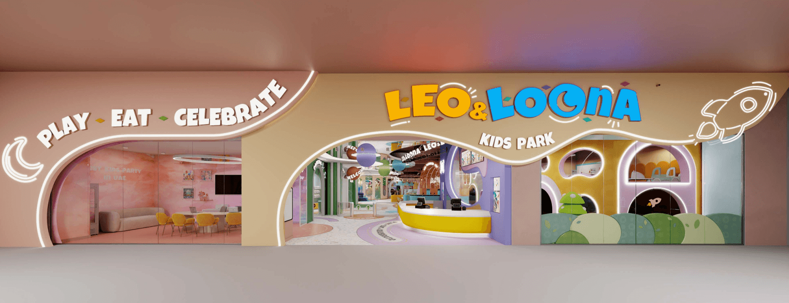 Leo and Loona Kids Park and Restaurant Yas Mall Experiences Yas Mall ...